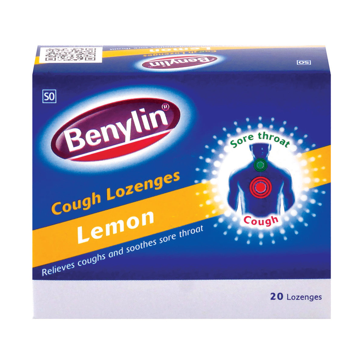 Benylin Cough Lozenges Lemon 20 Lozenges - Maximed