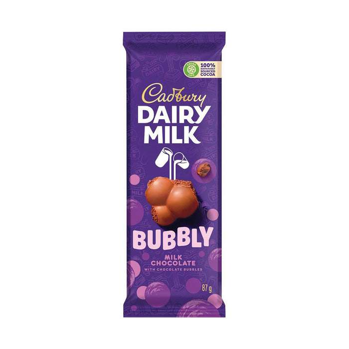 Cadbury Dairy Milk Bubbly Chocolate Slab 87g - Maximed
