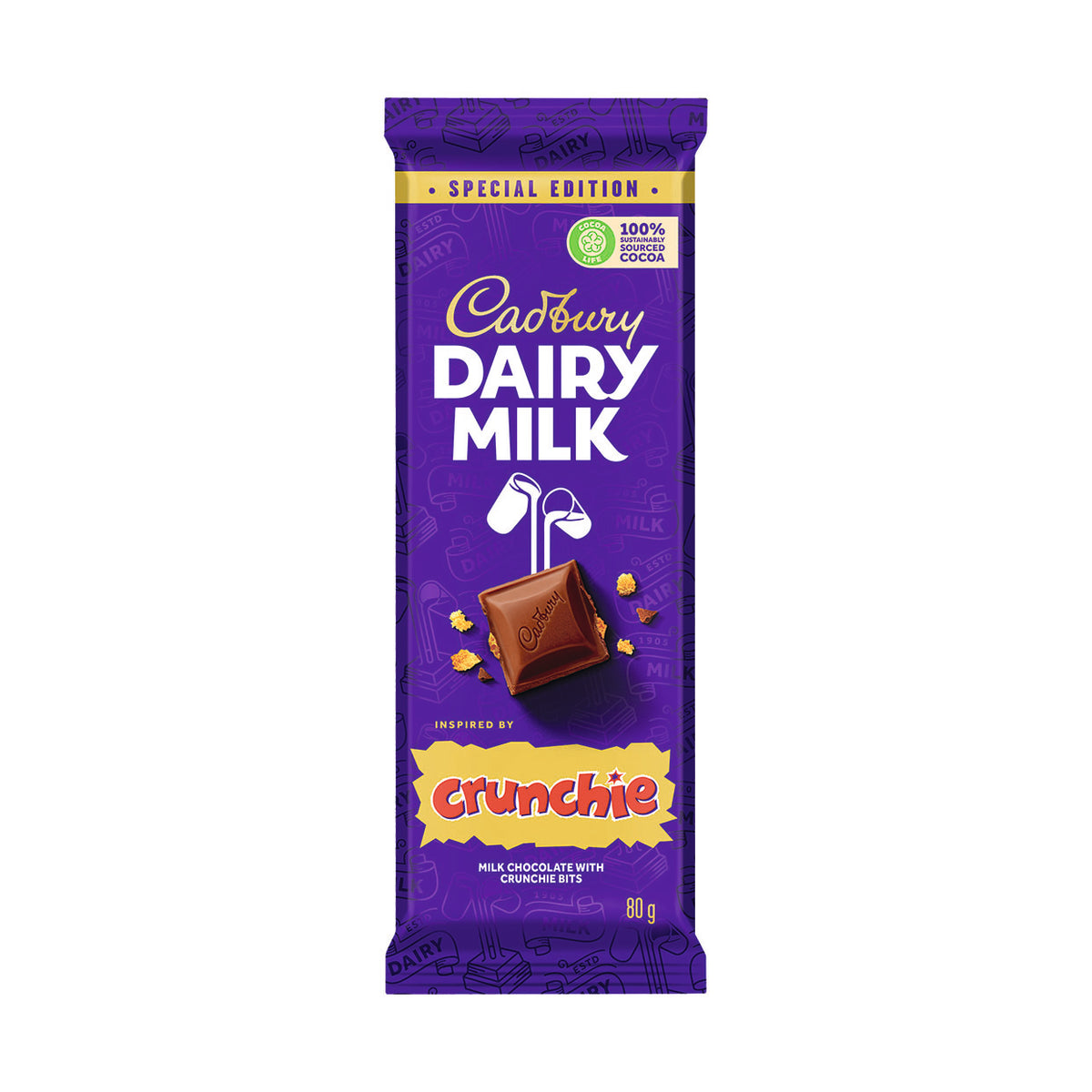 Cadbury Diary Milk Crunchie 80g - Maximed