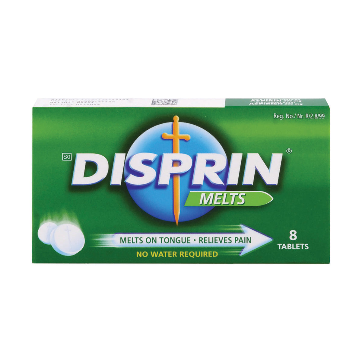 Disprin Melts 8 Tablets - Maximed