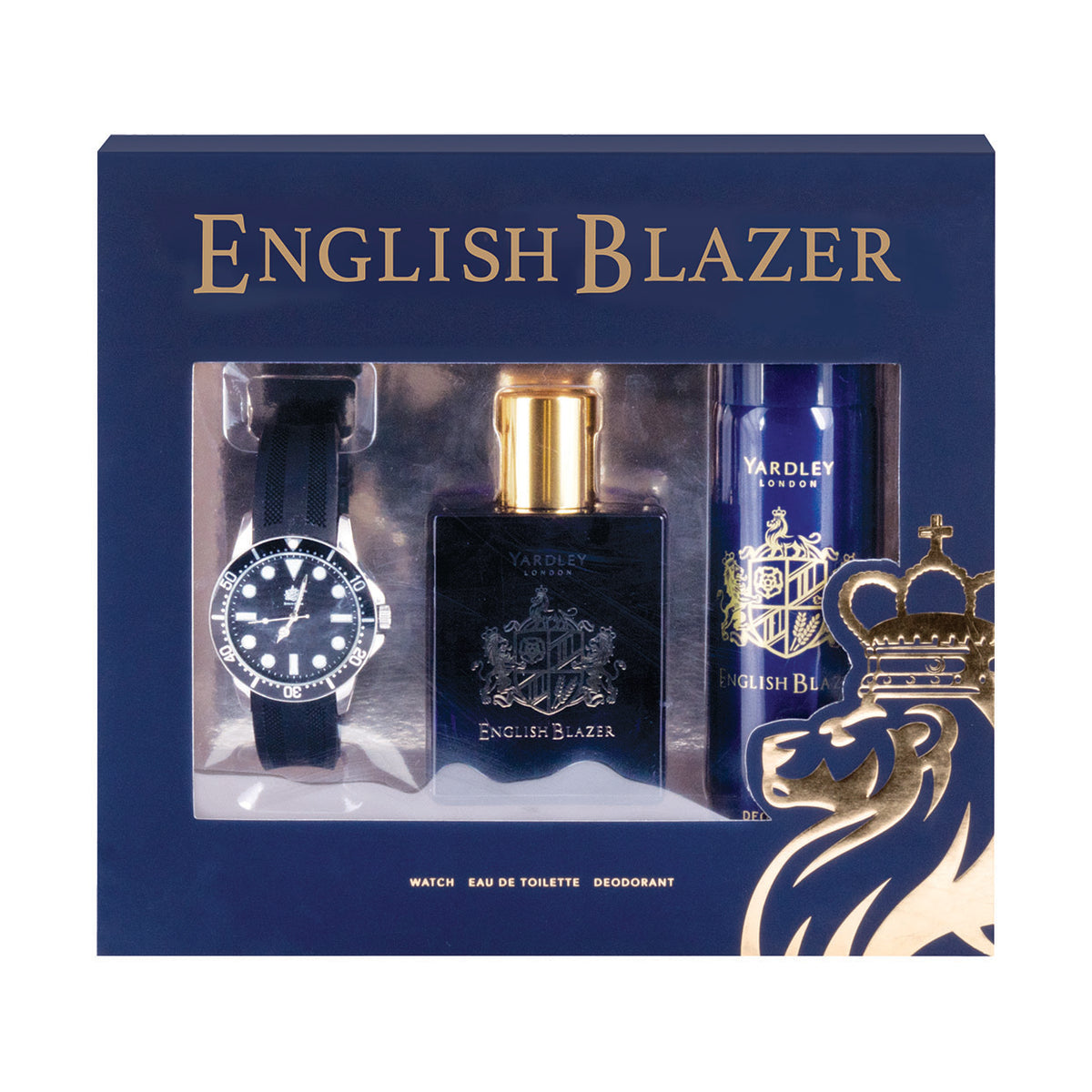 English Blazer Original EDT Spray & Watch Giftset - Maximed