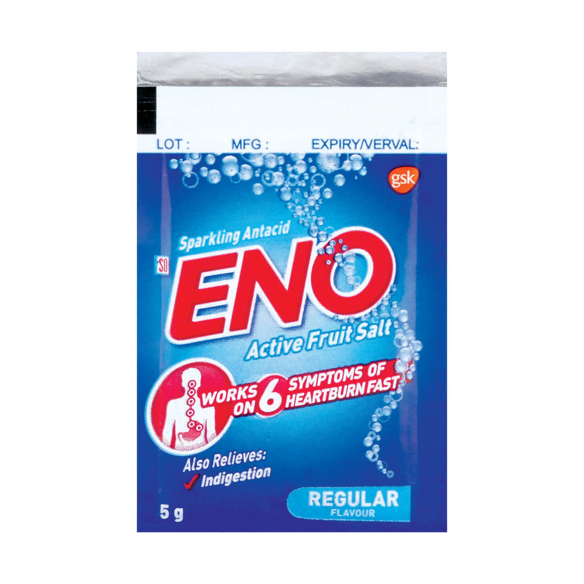 Eno Active Fruit Salts Regular Single Sachet 5g - Maximed