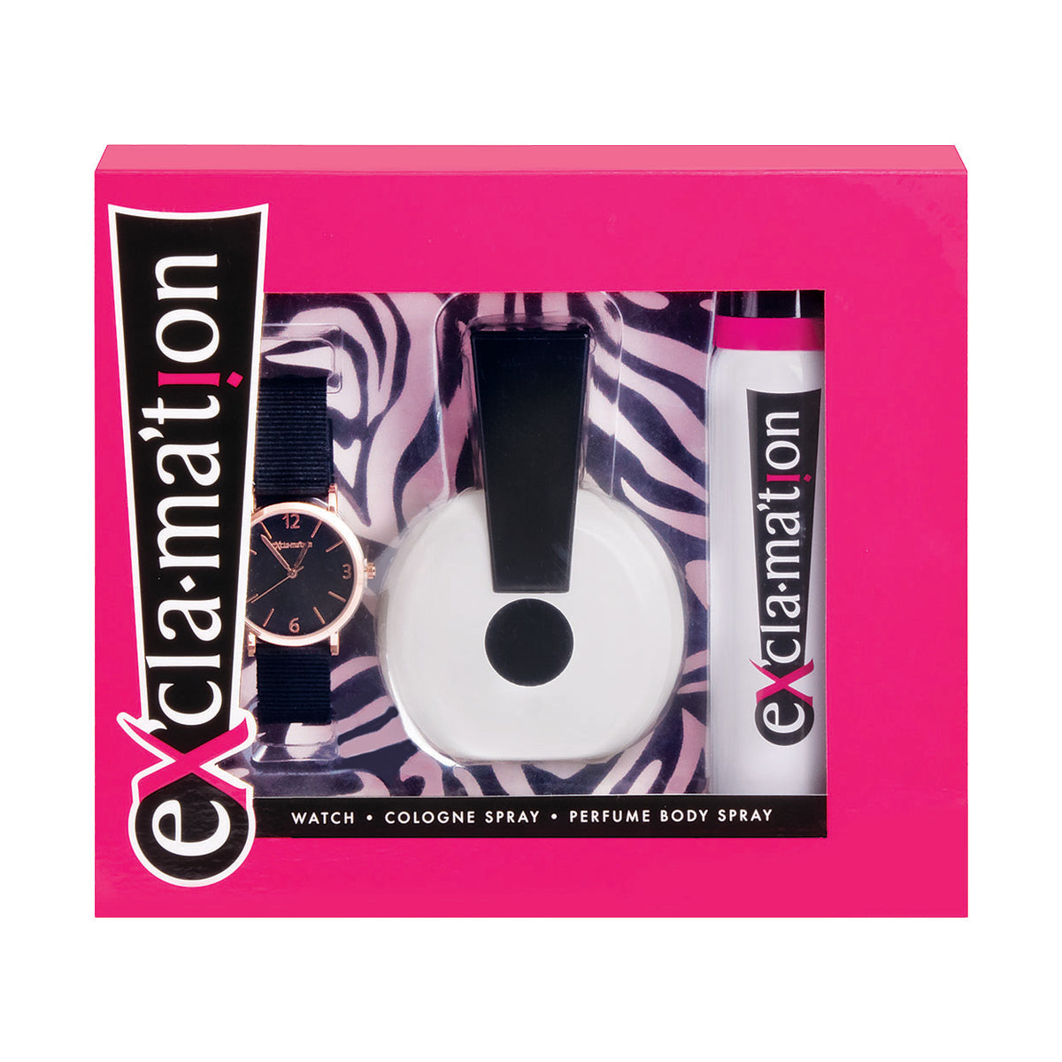 Exclamation Original Cologne Spray 50ml with Watch Gift Set - Maximed