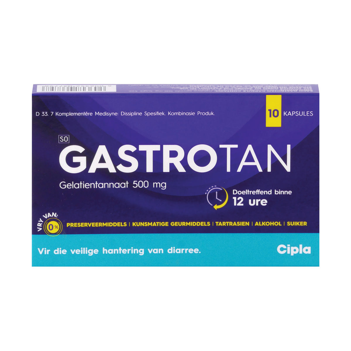 GastroTan 500mg 10 Capsules - Maximed