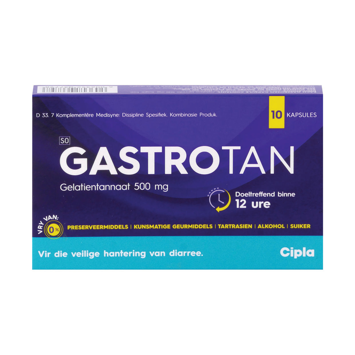GastroTan 500mg 10 Capsules - Maximed