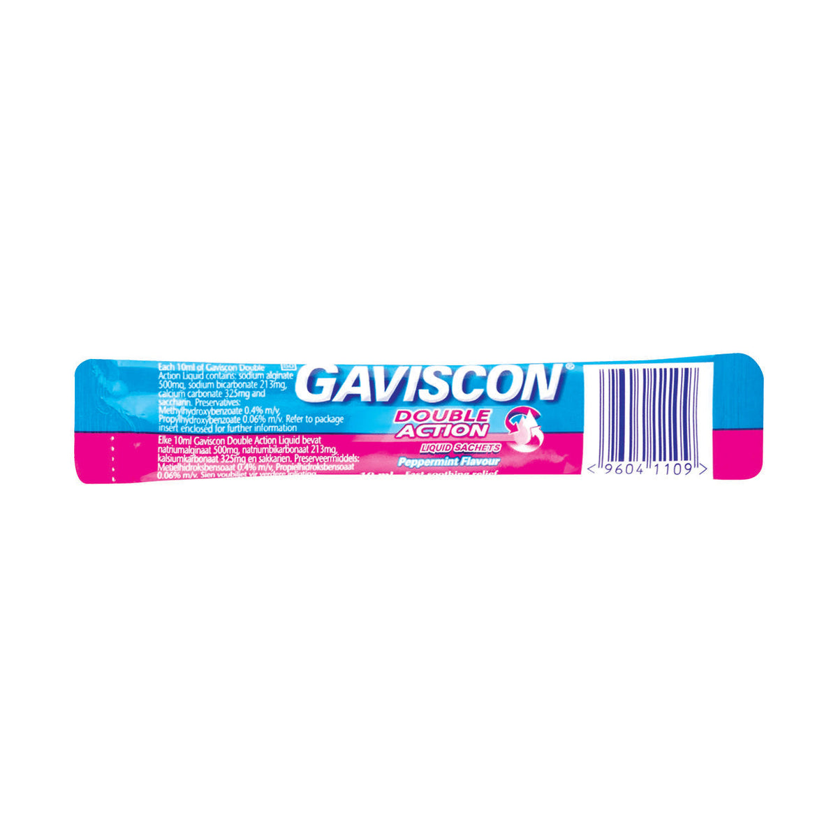 Gaviscon Peppermint Double Action Liquid Single Sachet 10ml — Maximed ...