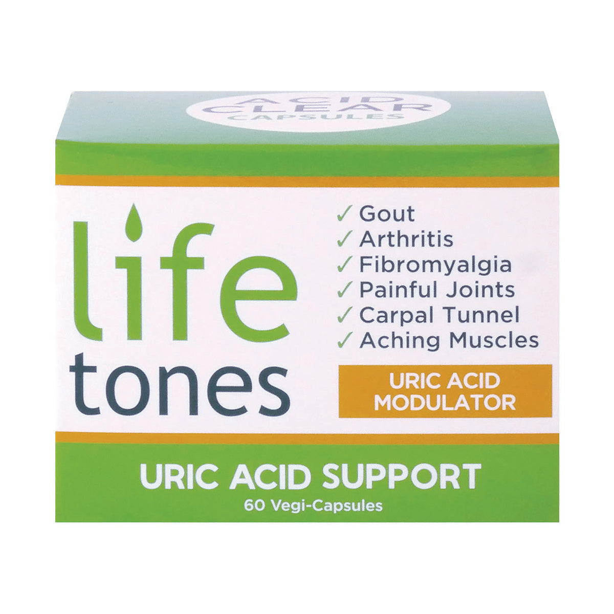 Lifetones Uric Acid Support 60 Veg Capsules — Maximed Pharmacy