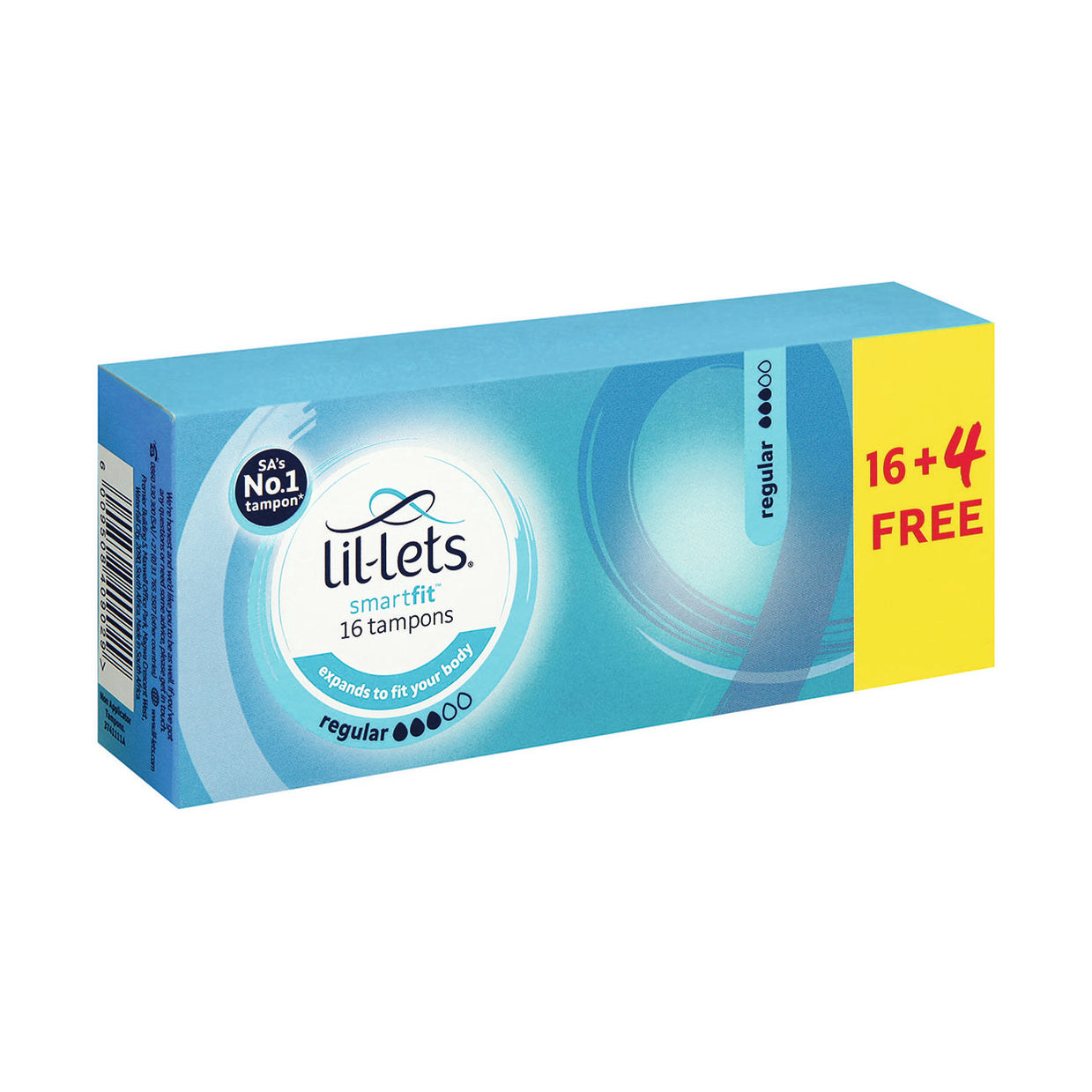 Lil-Lets Regular Tampons 16 + 4 Pack - Maximed