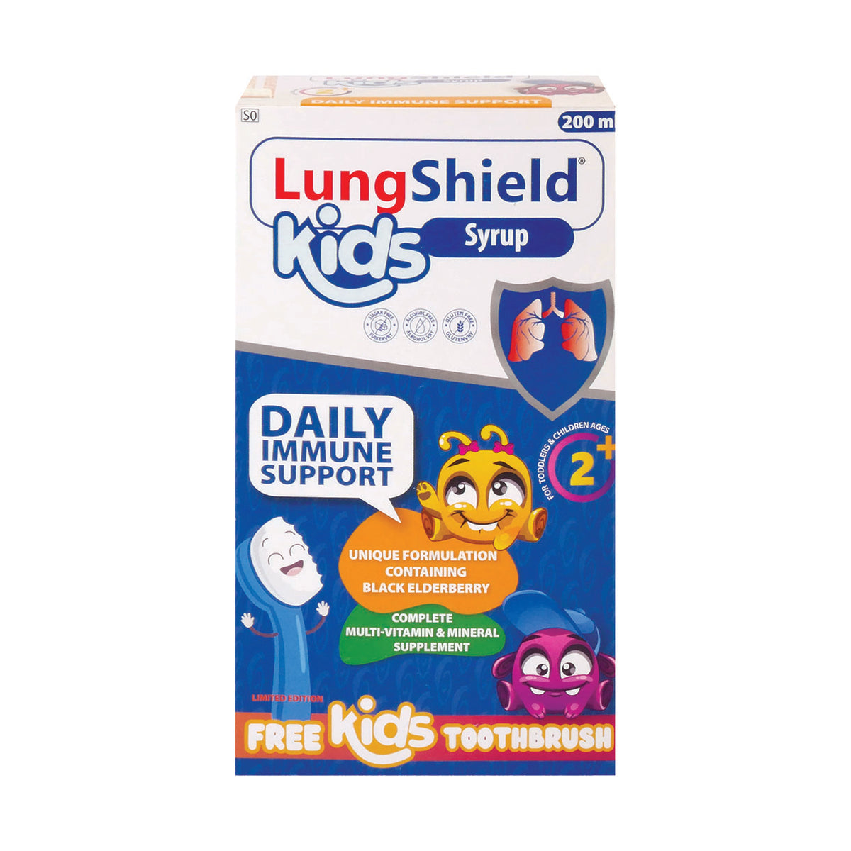 LungShield Kids Syrup 200ml - Maximed