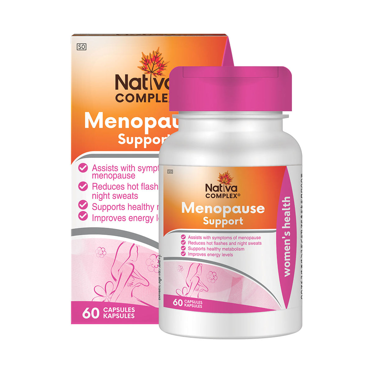 Nativa Menopause Complex 60 Capsules - Maximed