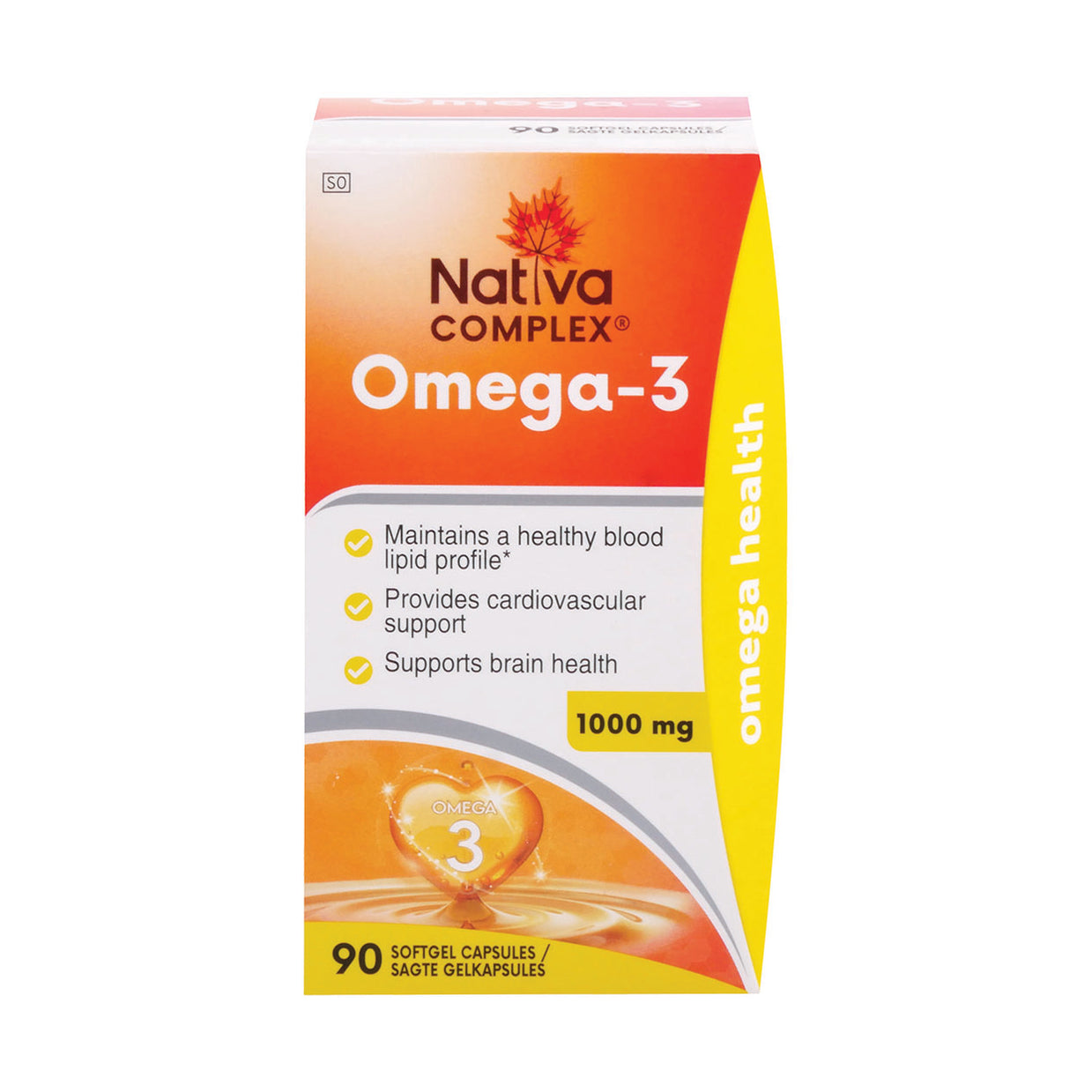 Nativa Omega 3 Complex 90 Softgel Capsules - Maximed