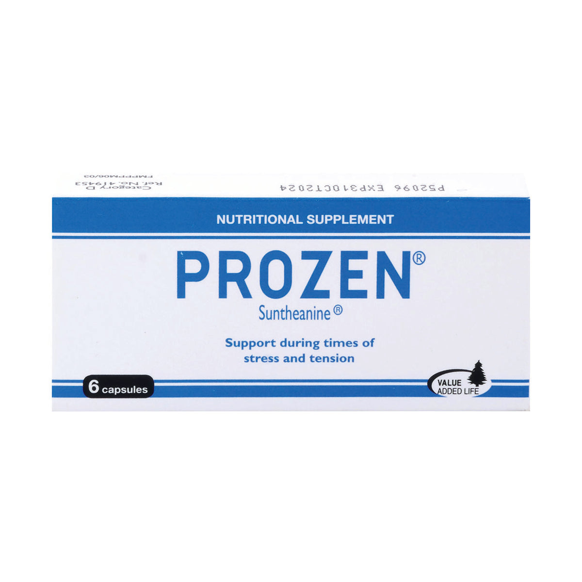 Prozen Suntheanine Nutritional Supplement 6 Capsules - Maximed