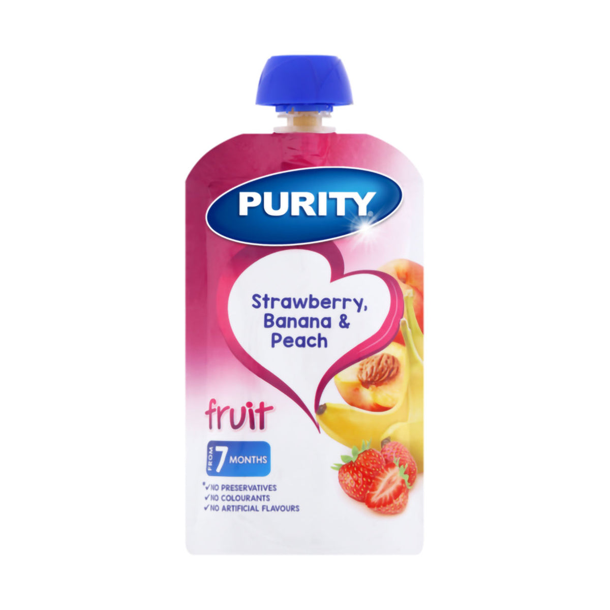 Purity Strawberry Banana & Peach 110ml - Maximed