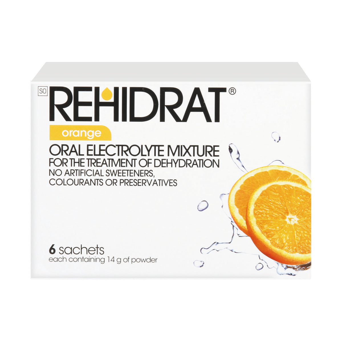 Rehidrat Electrolyte Mixture Orange 6 Sachets - Maximed