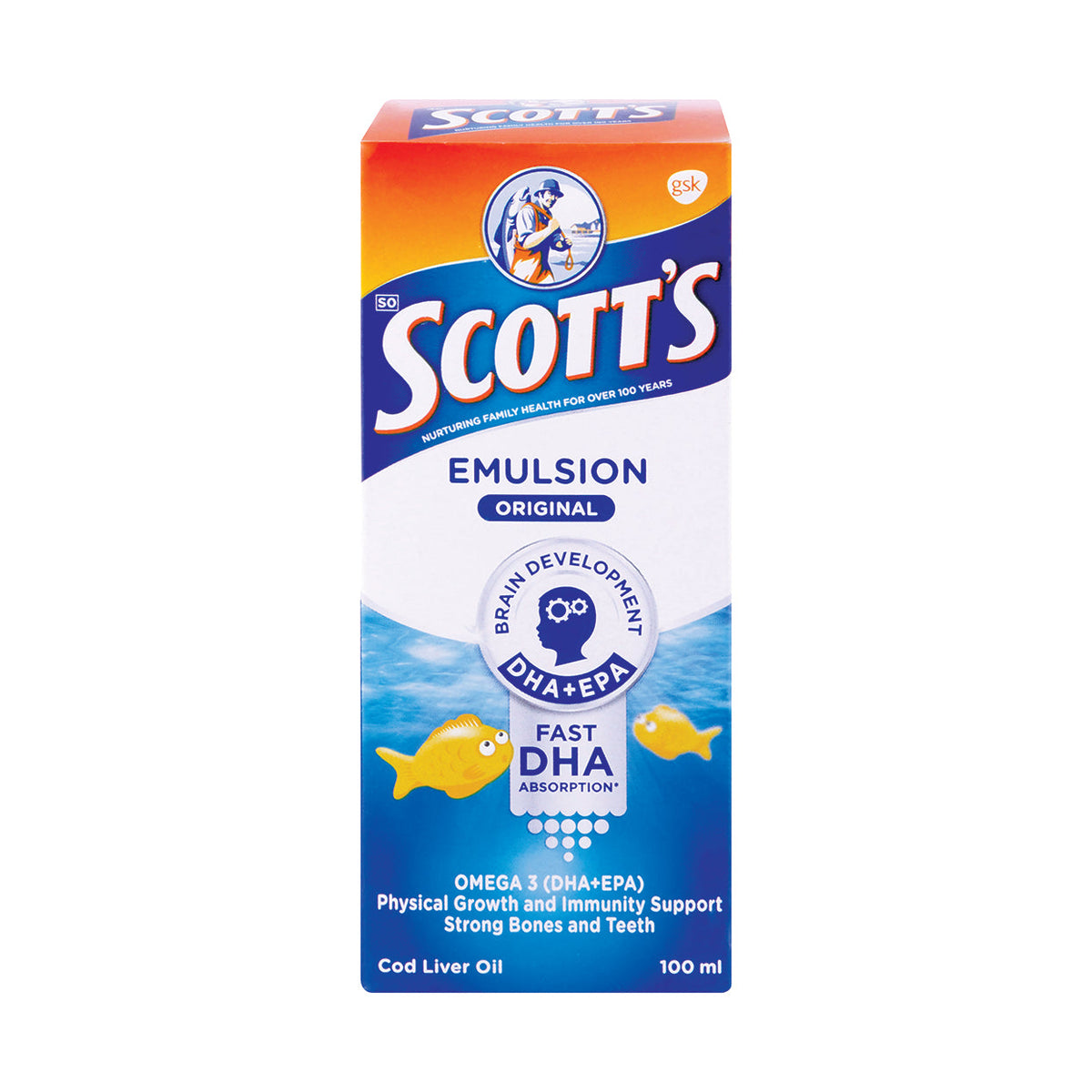 Scott's Emulsion Original 100ml — Cod Liver Oil — Maximed Pharmacy