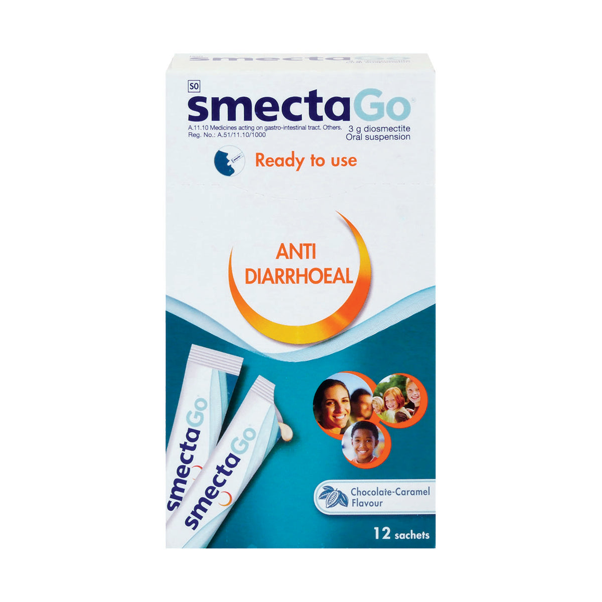 Smecta Go Sachets 12 Sachets - Maximed
