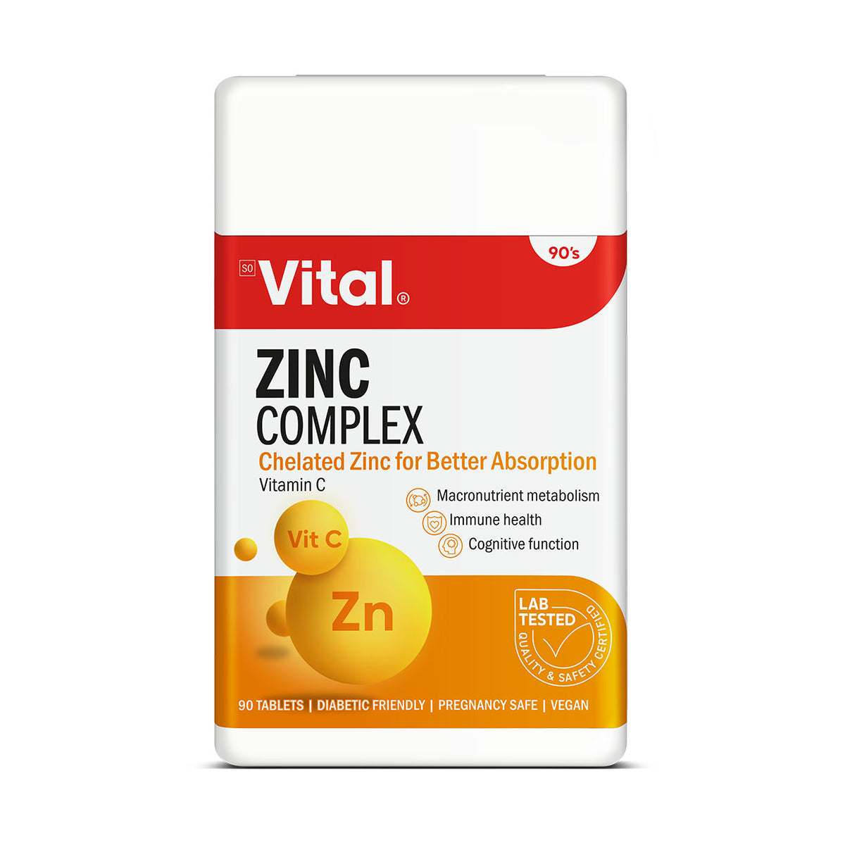 Vital Zinc Complex 100 Tablets — Maximed Pharmacy