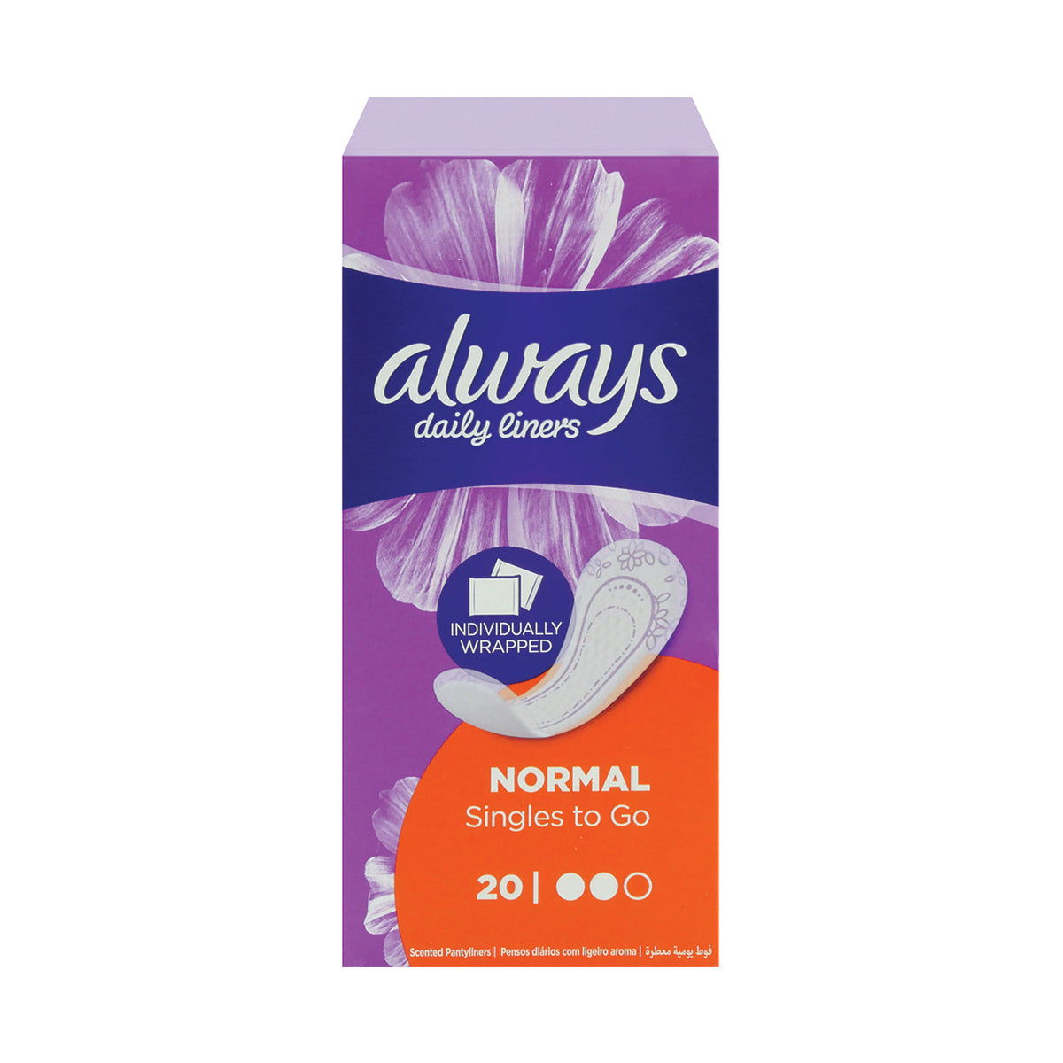 Always Daily Liner Normal 20 Pack - Maximed