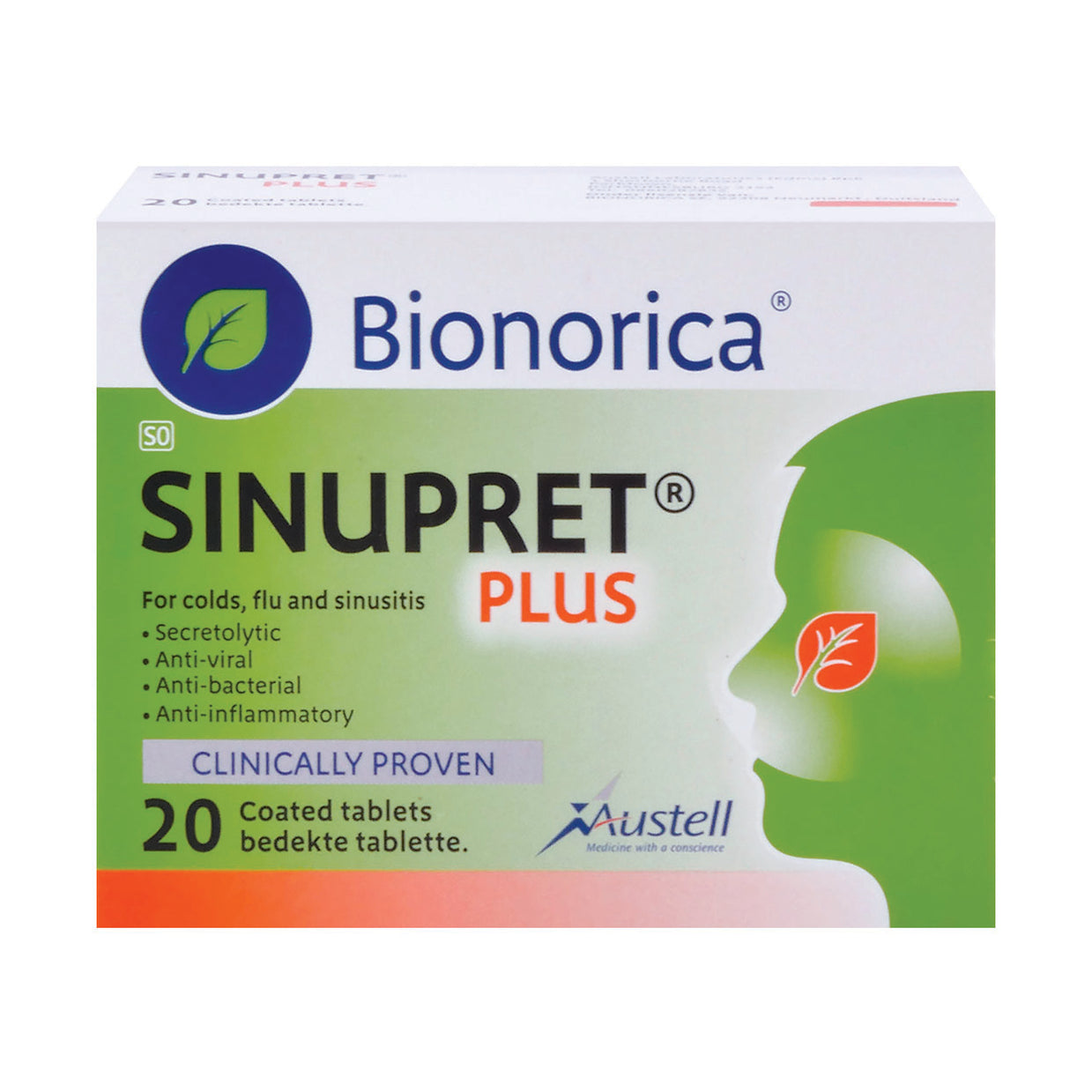 Bionorica Sinupret Plus 20 Tablets - Maximed