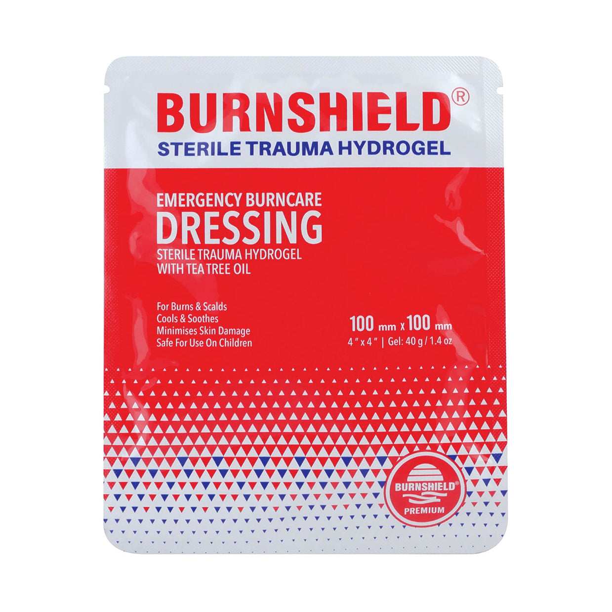 Burnshield Emergency Burncare Gel Dressing 100mm x 100mm 40g - Maximed