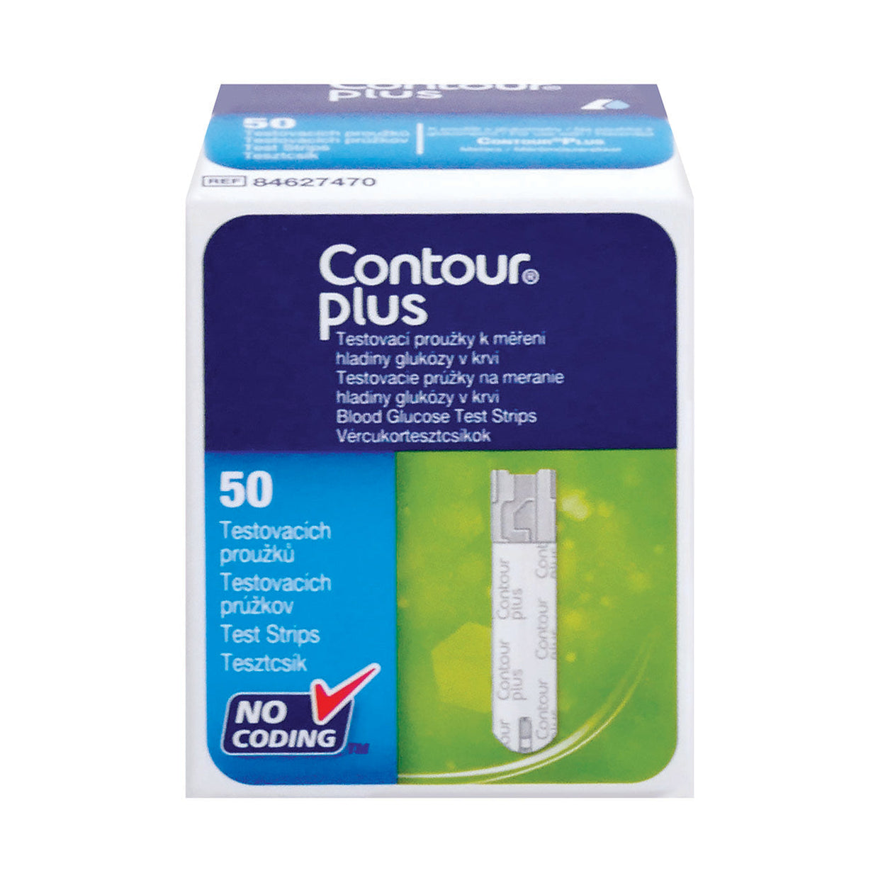 Contour Plus 50 Blood Glucose Test Strips - Maximed