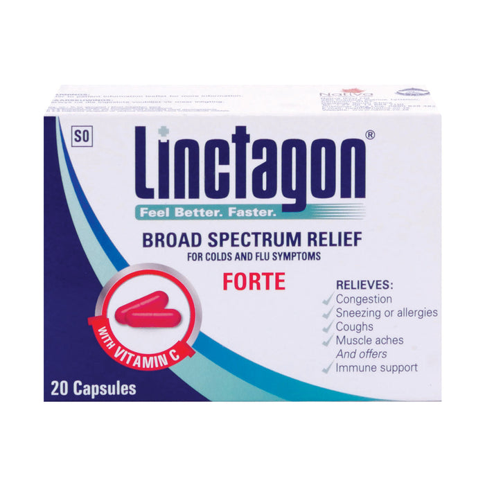 Linctagon Forte Infection Support 20 Capsules - Maximed