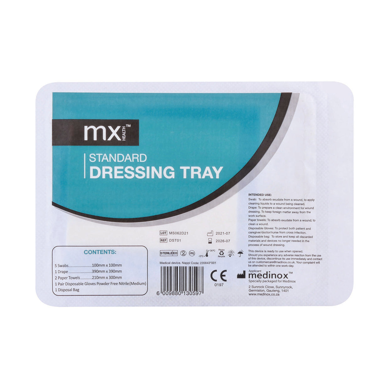 MX Health Dressing Tray Standard Mix — Maximed Pharmacy
