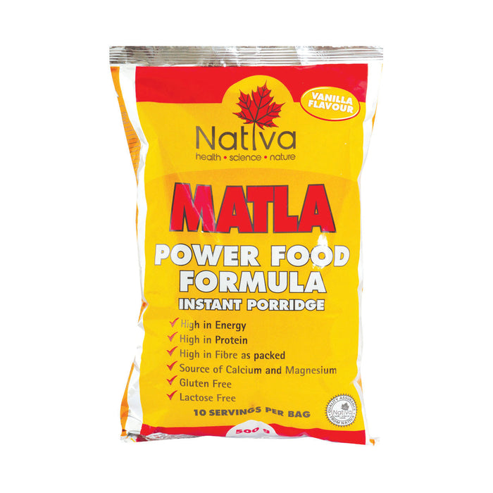 Matla Power Food Formula Vanilla 500g - Maximed