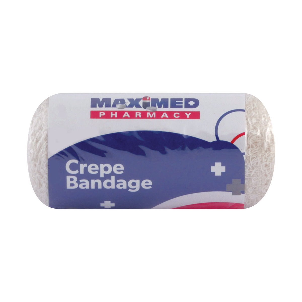Maximed Crepe Bandages 75mm With Clip - Maximed