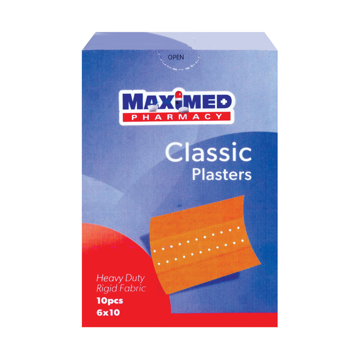 Maximed Fabric 10 Plasters - Maximed