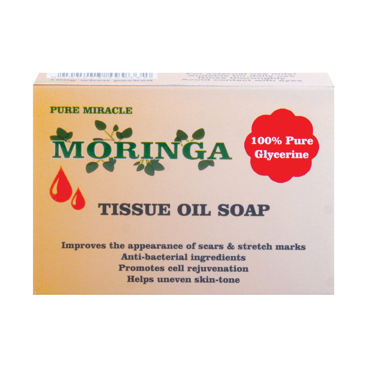Pure Miracle Moringa Tissue Oil Soap 100g - Maximed