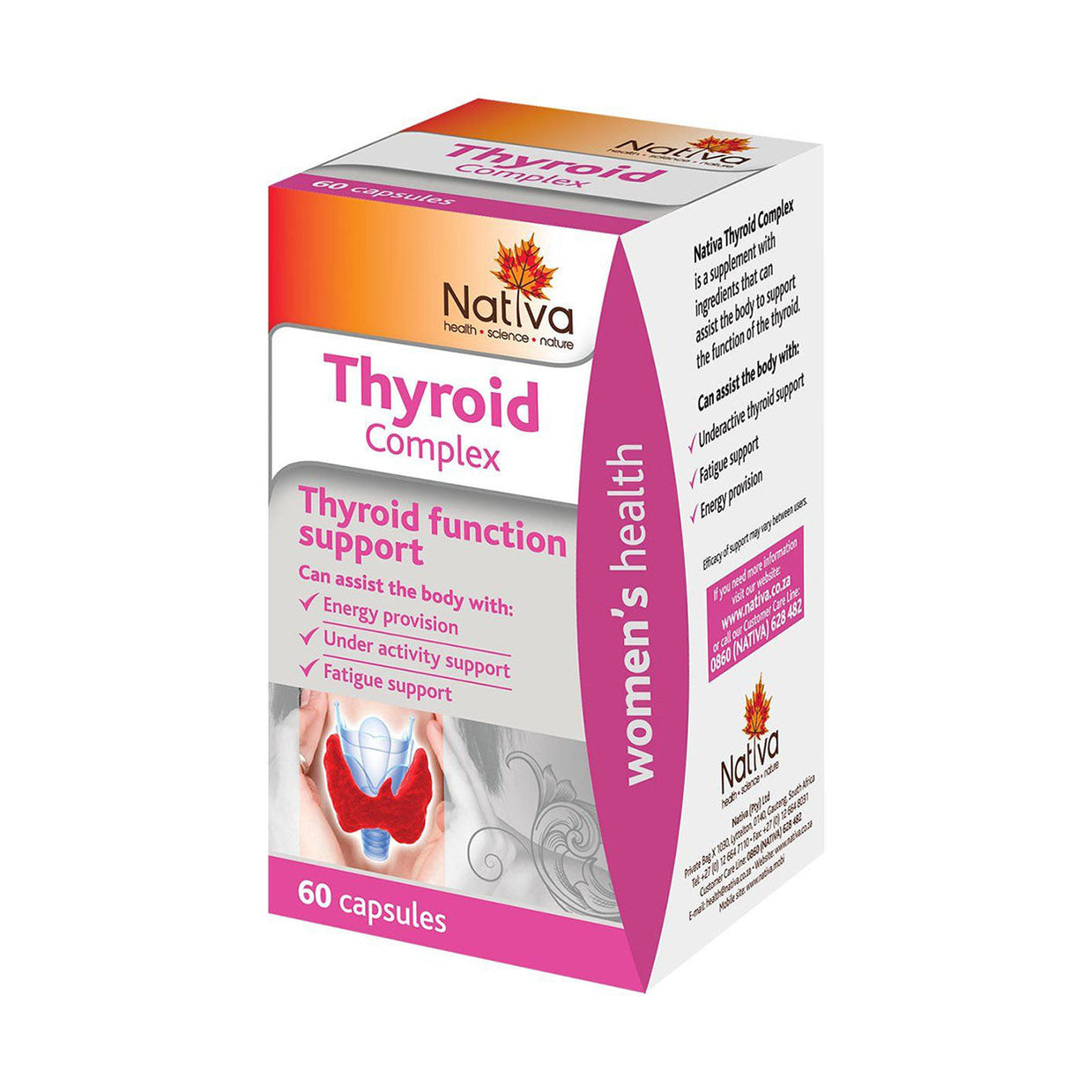 Nativa Thyroid Complex 60 Capsules - Maximed
