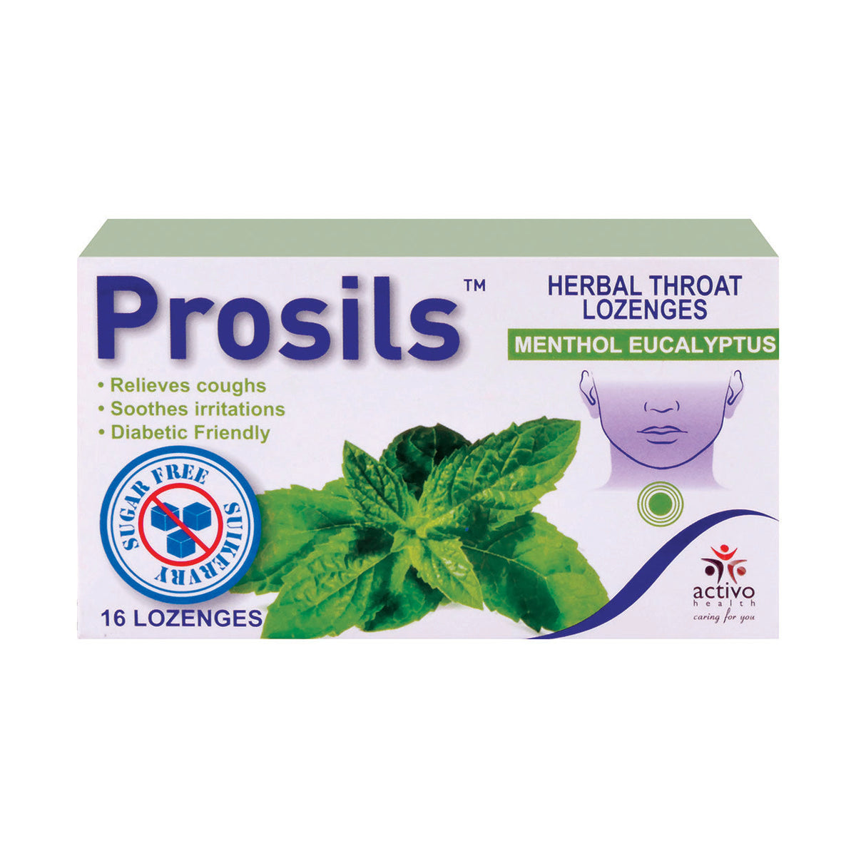 Prosils Throat Lozenges Menthol & Eucalyptus Lozenges - Maximed
