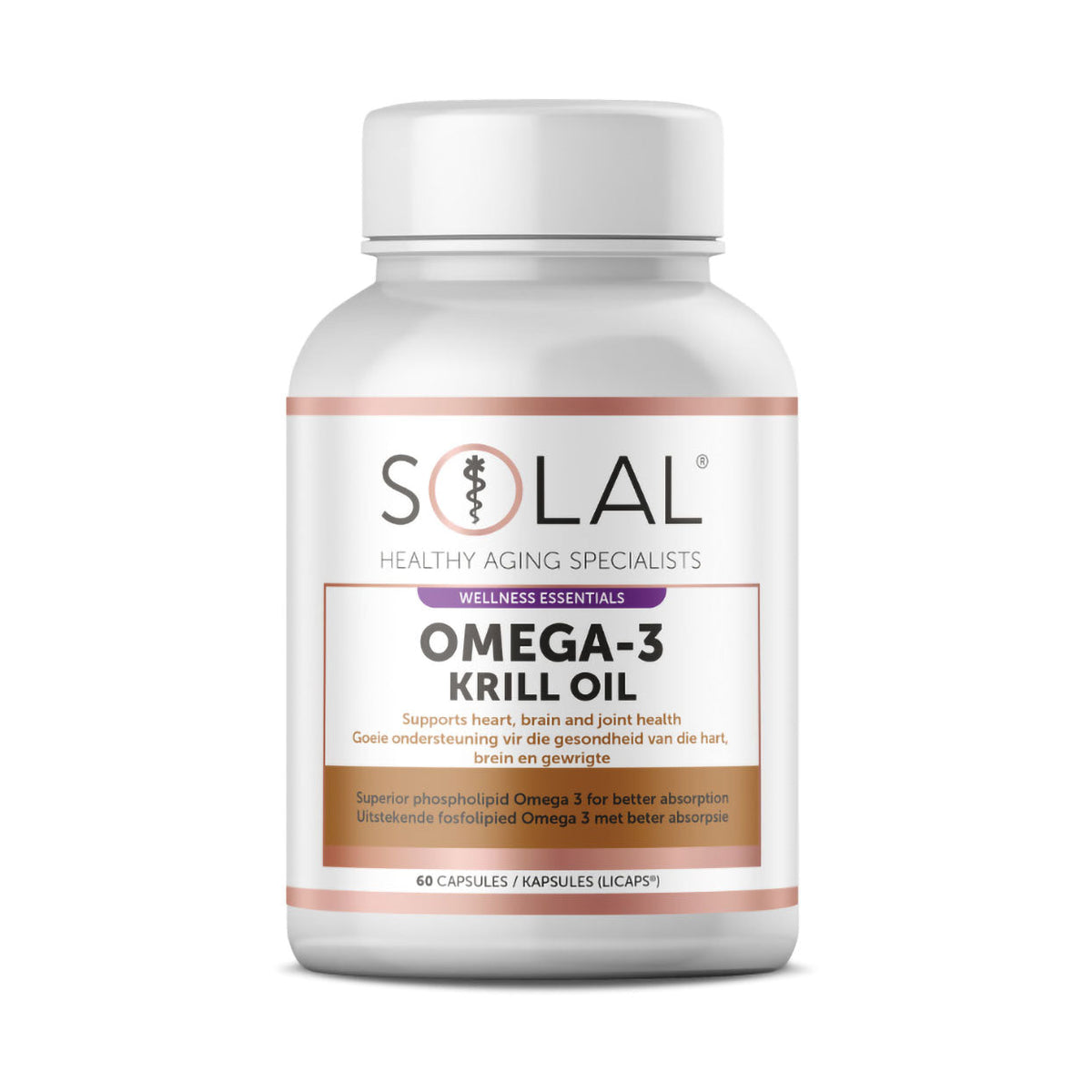 Solal Omega 3 Krill Oil 500mg 60 Capsules - Maximed