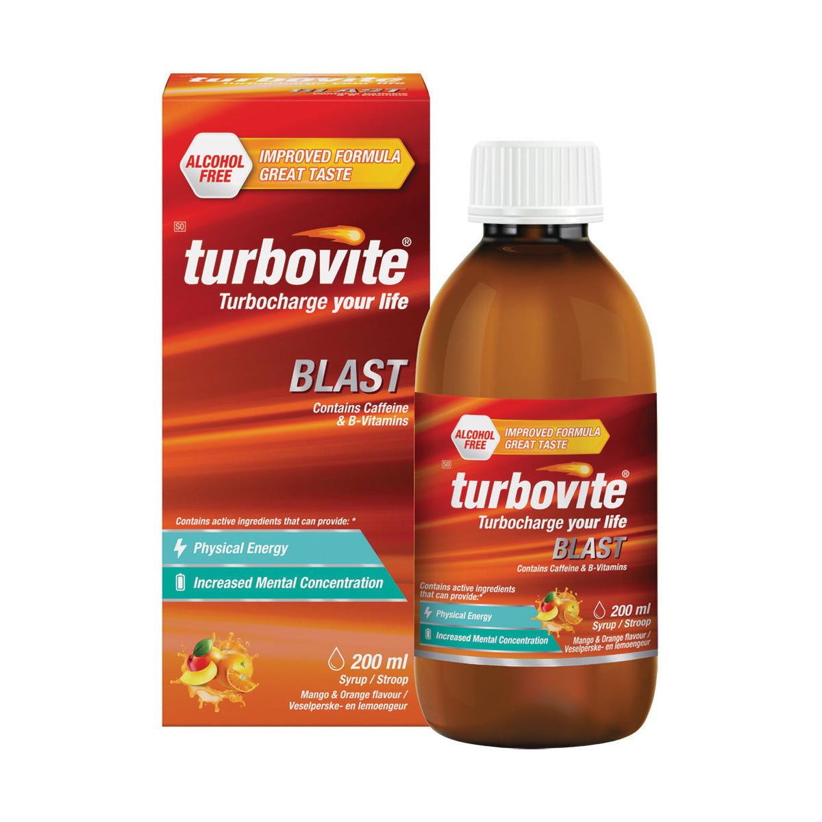 Turbovite Blast Syrup 200ml - Maximed