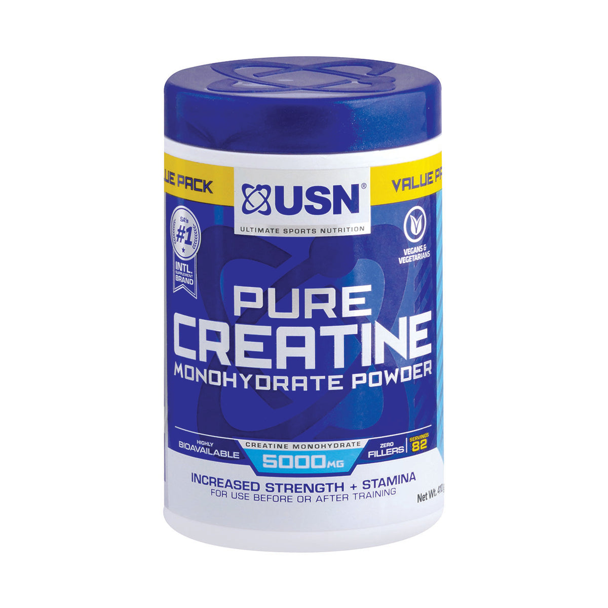 USN Pure Creatine Monohydrate Powder 410g - Maximed