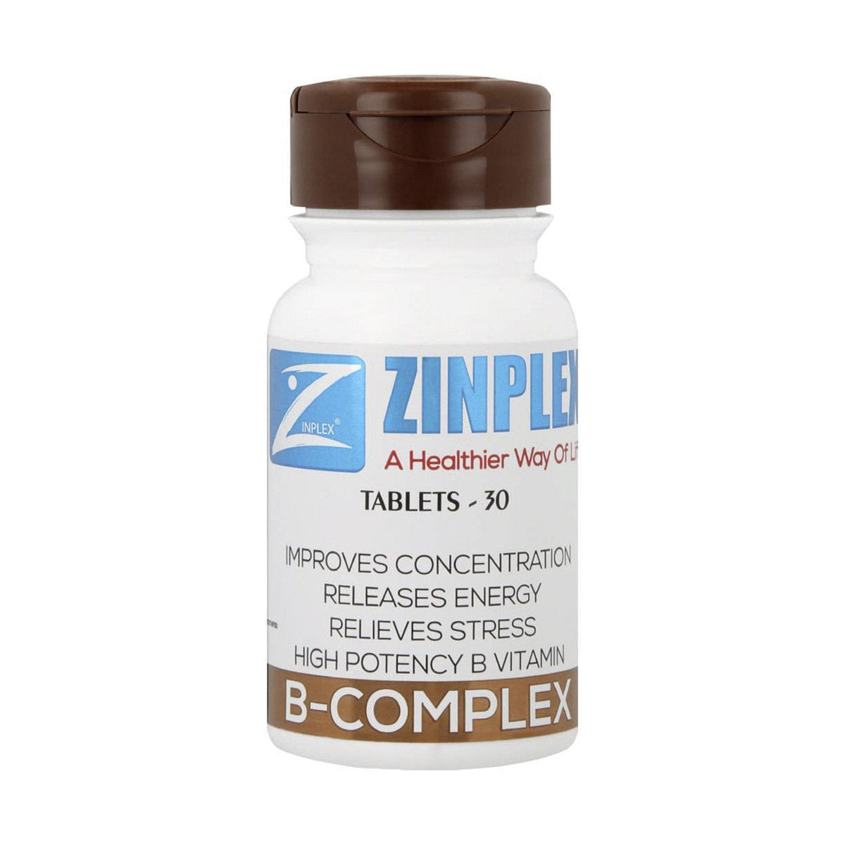 Zinplex B Complex 30 Capsules — Maximed Pharmacy